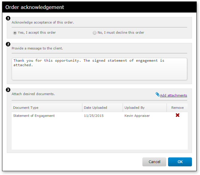 2227 - Respond to bid opportunity